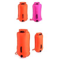 China Waterproof Inflatable Triathlon Swimming Buoy Customizable Logo for sale