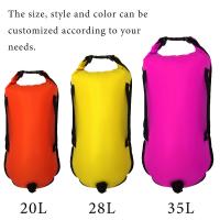 China OEM 20L 28L 35L Triathlon Swimming Buoy Collapsible Portable Safety for sale
