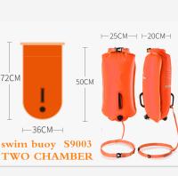 China Swim Buoy - Swim Safety Float and Drybag for Open Water Swimmers, Triathletes, Kayakers and Snorkelers, Highly Visible B for sale