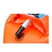 China High Visible PVC Triathlon Swimming Buoy Open Water Inflatable Bag for sale