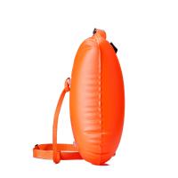 China High Visible PVC Triathlon Swimming Buoy Open Water Inflatable Bag for sale