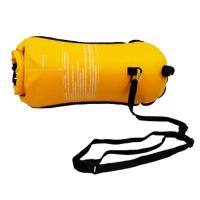 China Custom Triathlon Race Gear yellow orange pink 28L Swim Buoy Dry Bag for sale