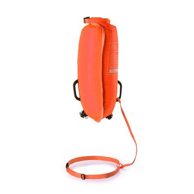 China PVC Swim Buoy Safety Float Air Bag Tow Float Swimming Inflatable Flotation Bag 37*72cm High-frequency PE Bag S90046 13KG for sale