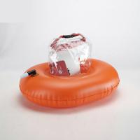 China Outdoor Portable 20L Triathlon Swimming Buoy Custom Orange color for sale