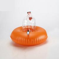 China Outdoor Portable 20L Triathlon Swimming Buoy Custom Orange color for sale