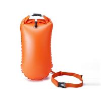 China Outdoor Sail pull Inflatable floating dry bag,Open Water Swimming Swim Buoy for sale