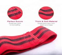 China 66cm Fabric Resistance Bands Loop Set for Weight Lifting Exercise for sale