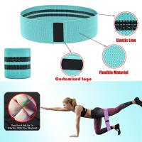 China 60cm 90cm Workout Recovery Equipment Hip Band Resistance Loop Set for sale