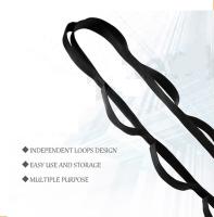 China Custom 10 loops 12 loops Yoga Stretch Strap gym recovery equipment for sale