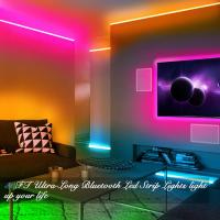 China Led Strip Lights Smart with App Control Remote, 5050 RGB for Bedroom party for sale