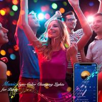 China Led Strip Lights Smart with App Control Remote, 5050 RGB for Bedroom party for sale