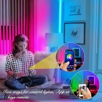 China Led Strip Lights Smart with App Control Remote, 5050 RGB for Bedroom party for sale