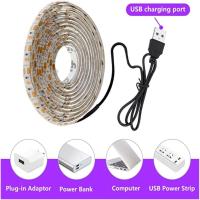 China 5V PLANT LED Grow Light Strips,Waterproof Full Spectrum Plant Grow Light, USB 16ft 300LEDs for sale