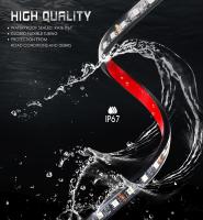 China 6pcs 12V RGB Super Bright LED Flexible Waterproof LED Strip Light for Car Interior & Exterior Decoration Running Light for sale