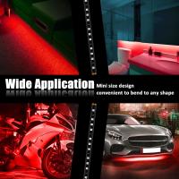 China 12V strip light Underglow Kit for Car, RGB-IC Under Car Lights with Dream Color Dancing Chasing and 213 Scene Modes for sale