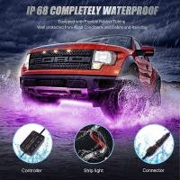 China 12V strip light Underglow Kit for Car, RGB-IC Under Car Lights with Dream Color Dancing Chasing and 213 Scene Modes for sale