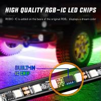 China 12V RGBIC Car Underglow digital strip light Multi Color DIY Sound Active Function Music Mode with APP Remote Control for sale