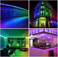 China WS2811 IC=RGB IC Addressable Dream Color LED Strip 60LEDs/m IP65 Splash Proof white PCB Flexible DC12V Chasing Effect for sale