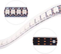 China WS2812B RGB 5050SMD Individual Addressable Flexible Full Color LED Strip Dream Color IP67 waterproof DC5V strip light for sale