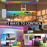 China RGB Smart IC COB LED Strip Light Addressable 16.4ft/5m 24V Color Flowing Strip Light Multicolor Flexible Tape Light Kit for sale