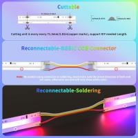 China RGB WS2811 IC COB LED Strip Lights Addressable Chasing Color RGB LED Multicolored Strips for Home DIY Lighting Projects for sale