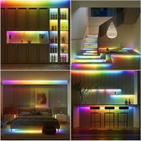 China RGB IC COB LED Strip Lights Addressable Chasing Color RGB LED light Multicolored Strips for Home DIY Lighting Projects for sale