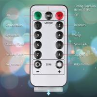 China Globe String Lights Indoor Outdoor 100 Led Fairy Lights 8 Modes Colorful Remote USB String Lights for Bedroom for sale