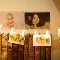 China Photo Clip String Lights Fairy Lights for Bedroom, USB Plug in Indoor String Lights, Twinkle Lights for Party Decor for sale