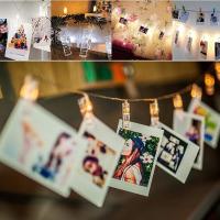 China Photo Clip String Lights Fairy Lights for Bedroom, USB Plug in Indoor String Lights, Twinkle Lights for Party Decor for sale