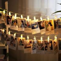 China Photo Clip String Lights Fairy Lights for Bedroom, USB Plug in Indoor String Lights, Twinkle Lights for Party Decor for sale