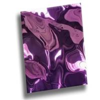 China SS316 Rose Gold Hairline Stainless Steel Sheets 0.3-3.0mm Thickness with Water Ripple Finish for sale