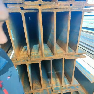 China ASTM A588 Structural Steel H Beam 80-600mm Depth Range with 50 ksi Yield Strength for Outdoor Construction for sale