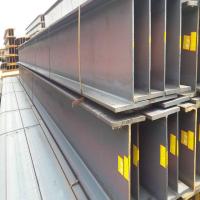 China SM490 Structural Steel H Beam 60-900mm Web Width Hot Rolled with 5-16mm Thickness for Construction for sale