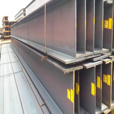 China SM490 Structural Steel H Beam 60-900mm Web Width Hot Rolled with 5-16mm Thickness for Construction for sale