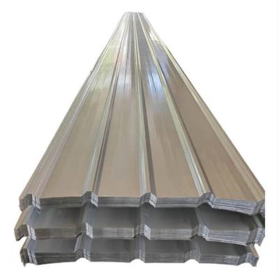 China 750mm Width 10 Ft Corrugated Galvanized Steel 31 Gauge Roof Panel for sale