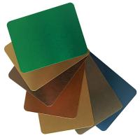 China Mirror Black SS304/316 Colored Stainless Steel Sheets 0.2-3mm Thick 1500mm Width Water Ripple Surface for sale