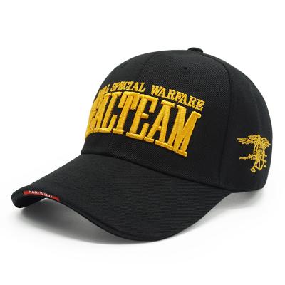 China Team Tactical Snapback Dad Hat COMMON bone seal US Navy embroidery army casual sports cover up baseball cap hat men outdoor for sale