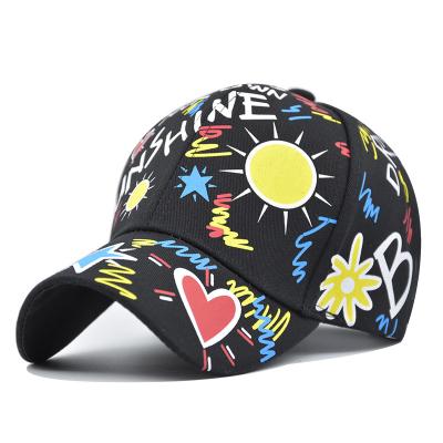 China New Fashion COMMON Women Man Printing Wholesale Logo Sports Hat Prints Custom Baseball Cap On Gorras Hats for sale