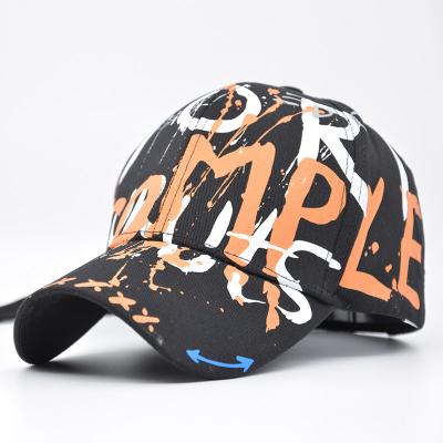 China JOINT Summer Spring Baseball Cap Sports Cap Hat Gorras Women Men Hip Hop Printed Hat Cap for sale