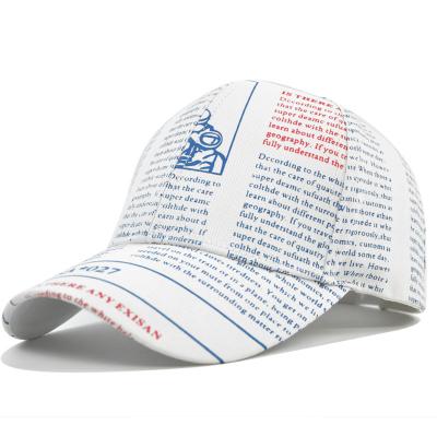 China New COMMON INS Sports Hat Moto Fashion Printing Tennis Summer Sun Wholesale Hats For Men's Gorras Baseball Caps for sale