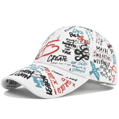 China COMMON High Quality Adjustable Printed Graffiti Snapback Cotton Men Gorras Male Sports Hats Baseball Cap for sale