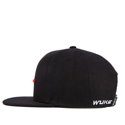 China New fashion autumn and winter men's hat JOINT red embroidery flat brim horizontal striped baseball hat for sale