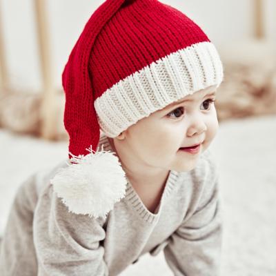 China Simple Santa Elk Knitted Beanie Hat Christmas Hats COMMON Sweater Christmas Beanies For Kids New Year Supplies for sale