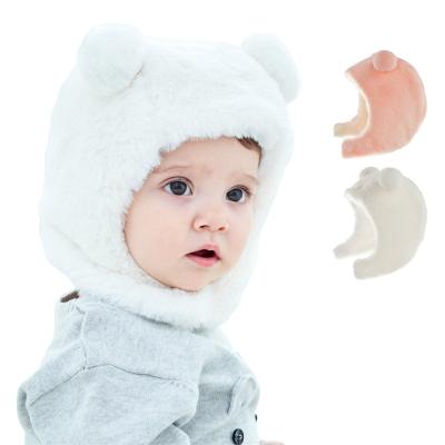 China COMMON Kids Winter Hats Winter Warm Bomber Hats Poly Plush Snow Fashion Earflap Bomber Cap Hats Beanies for sale