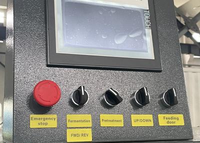 China Hot Air Drying Food Waste To Fertilizer Machine SUS304 PLC For Organic Composting for sale