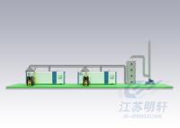 China 9.6M 10 Ton Food Recycling Organic Waste Disposal Machine Commercial Composting Equipment for sale