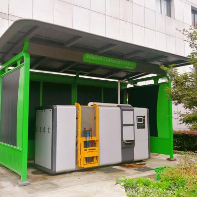 China School Microbial Kitchen Waste Composting Machine Food Waste Into Fertilizer Ce for sale