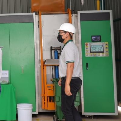 China Hotel Q235 Medical Food Waste Recycling Machine Kitchen Waste Disposal 2000KG for sale