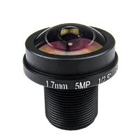 China High Definition  F2.0 Fisheye CCTV Lens 5MP 1.7MM M12*0.5 Mount 1/2.5 Optical for sale