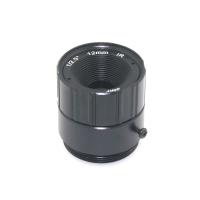 China 12mm IR Fixed Security Camera Lens 3 Mega Pixels 1/3